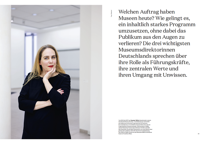 DIE DAME - Frau Direktorin - Susanne Pfeffer Frankfurt 2019 - Albrecht ...